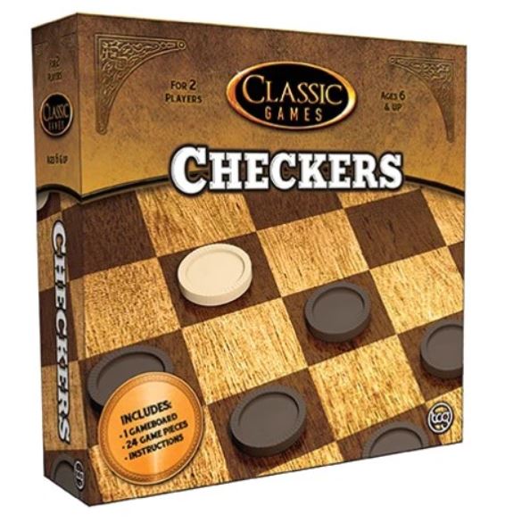 Brand New Classic Games Checkers for 2 Players – You2Tec Inc